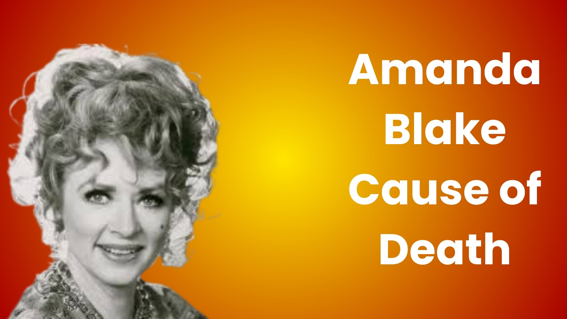Amanda Blake Cause of Death